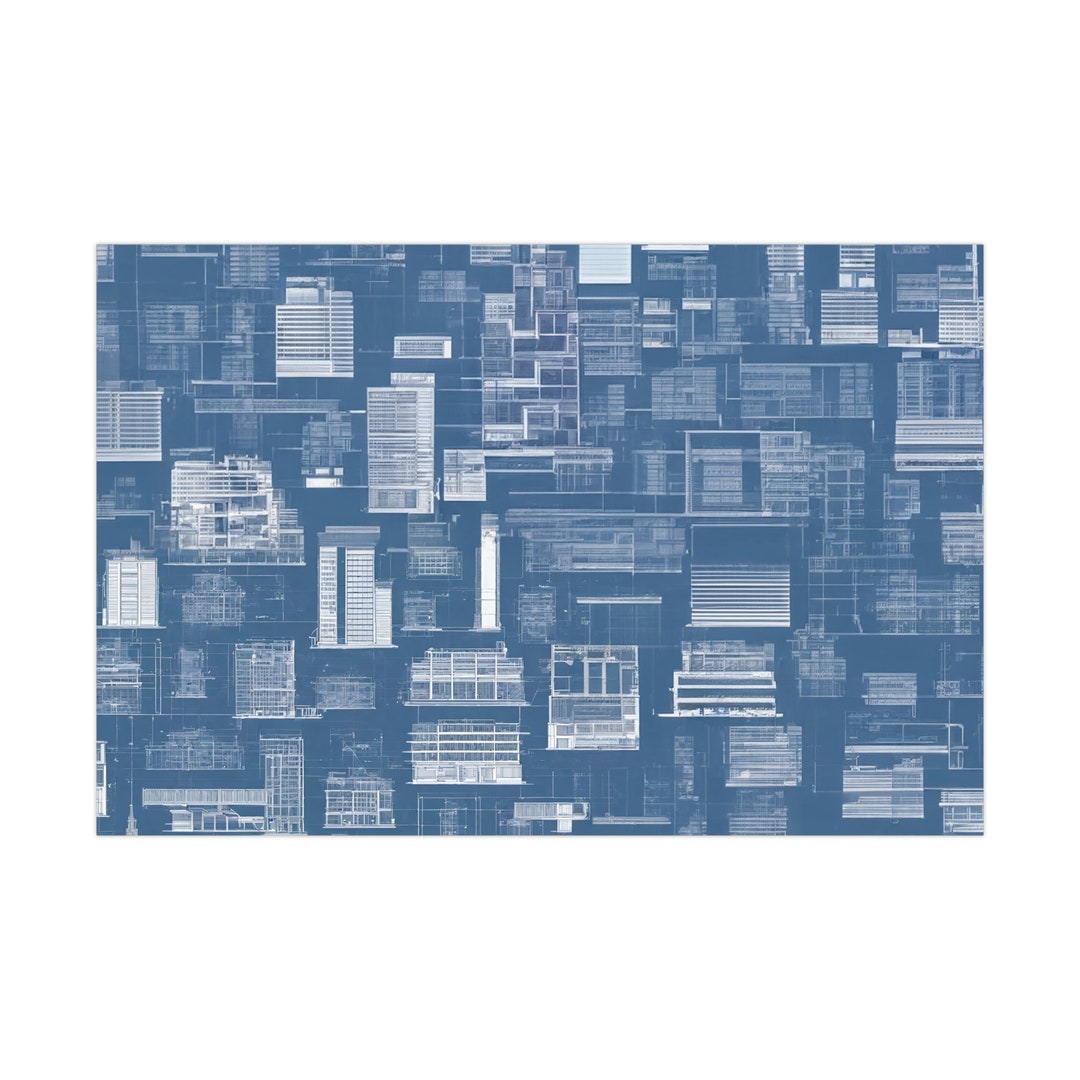 Modern Architecture Construction Blueprint Architect Engineer Designer ...