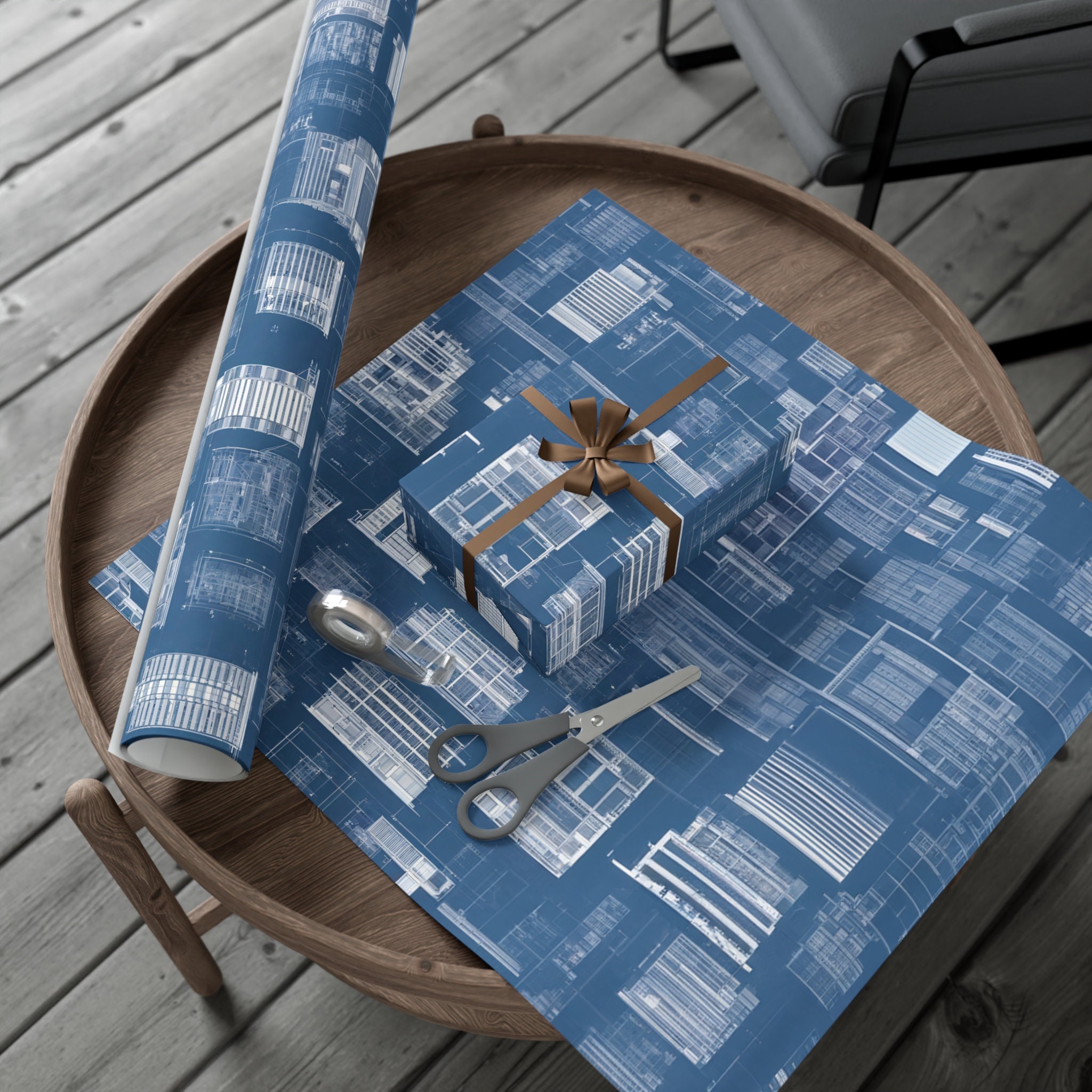 Modern Architecture Construction Blueprint Architect Engineer Designer ...