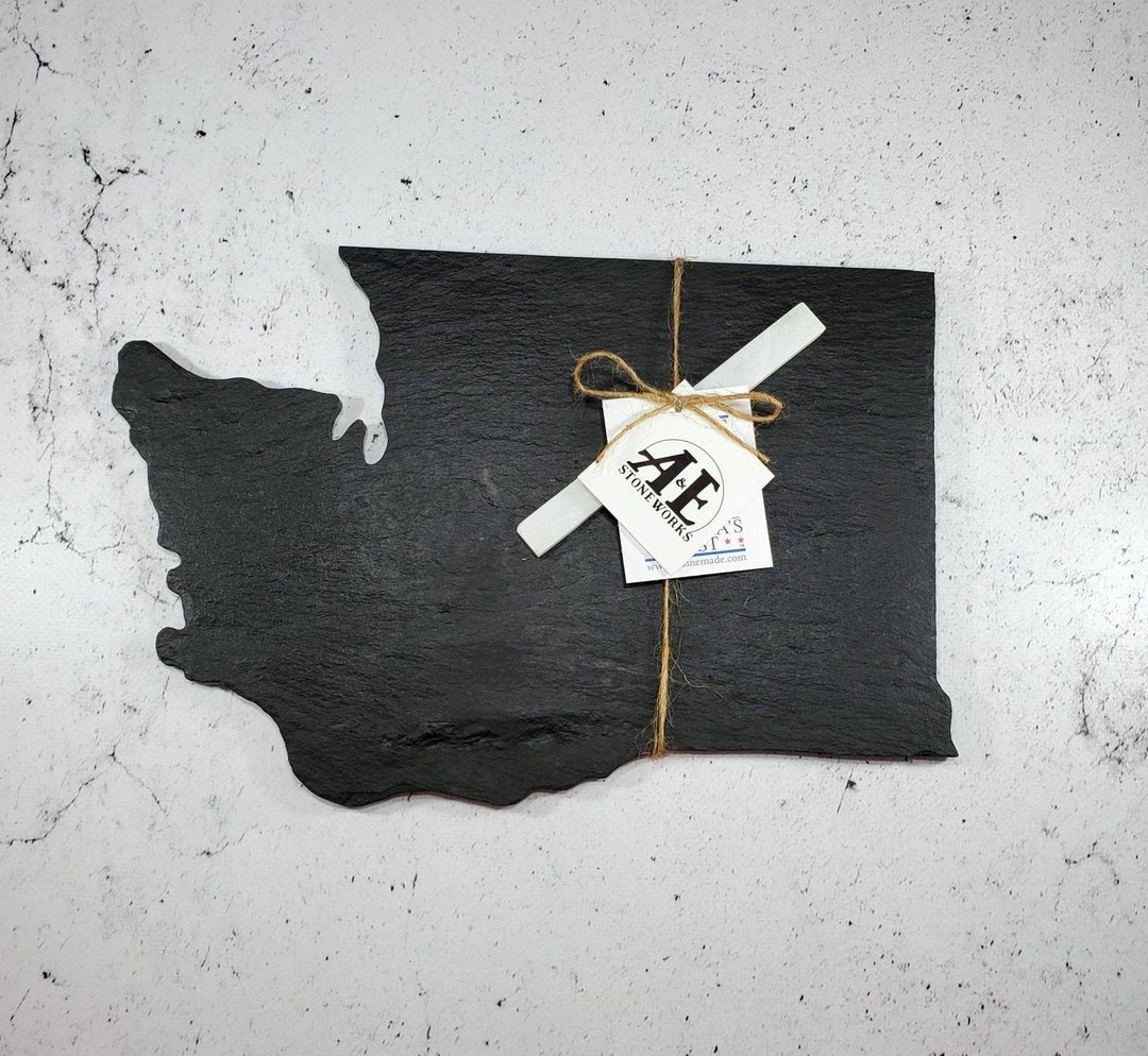 Washington Slate State Cheeseboard - Etsy