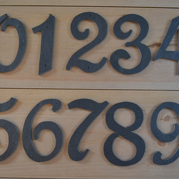Slate House Number - Etsy