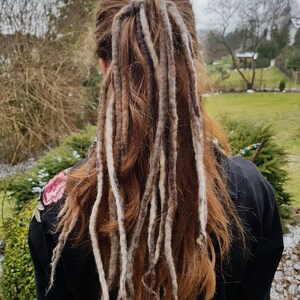 Shaggy Hair Rubber Felt Dreadlocks Hippie Dreads Wool - Etsy