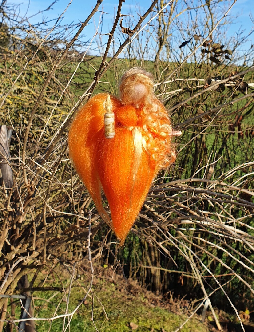 Mini Angel of Faith With Candle - Etsy