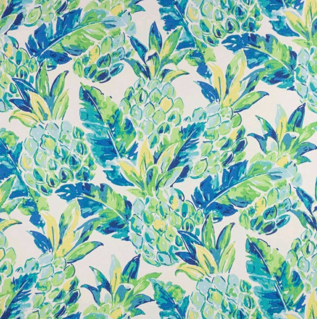 Pineapple Indoor/outdoor Fabric, 100% Polyester, Fabric by the Yard ...