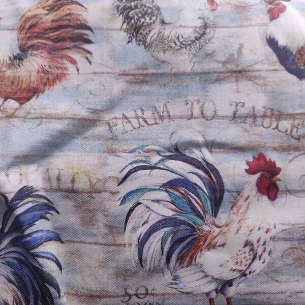Chicken Fabric - Etsy