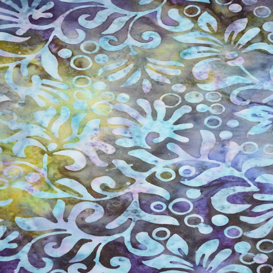Indonesian Batik Fabric, 100% Cotton, Fabric by the Yard, Choose Your ...