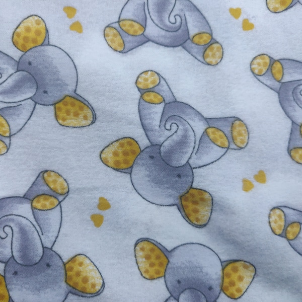 Gray Elephant Fabric - Etsy