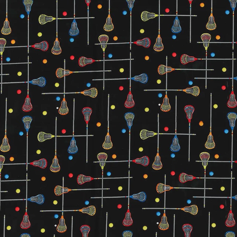 Lacrosse Fabric, 100% Cotton, Fabric by the Yard, Choose Your Cut - Etsy