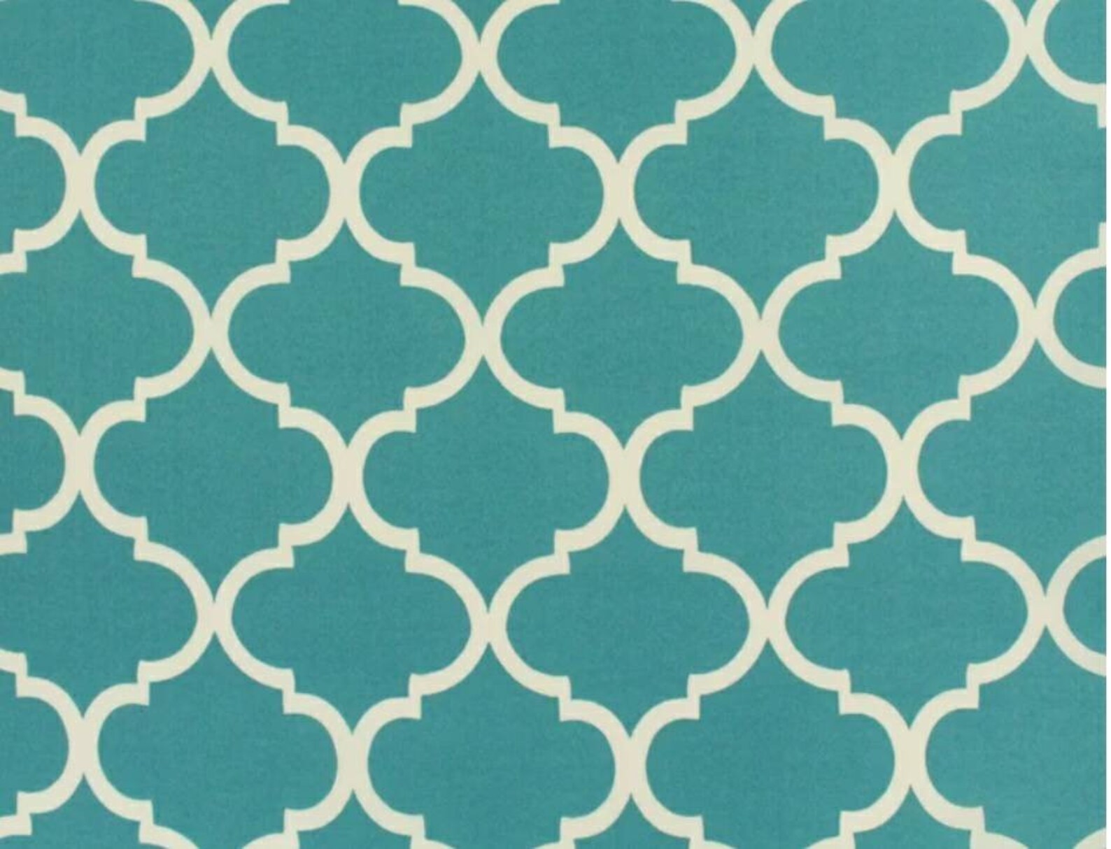 Blue Moroccan Trellis Indoor/outdoor Fabric, 100% Polyester, Fabric by ...