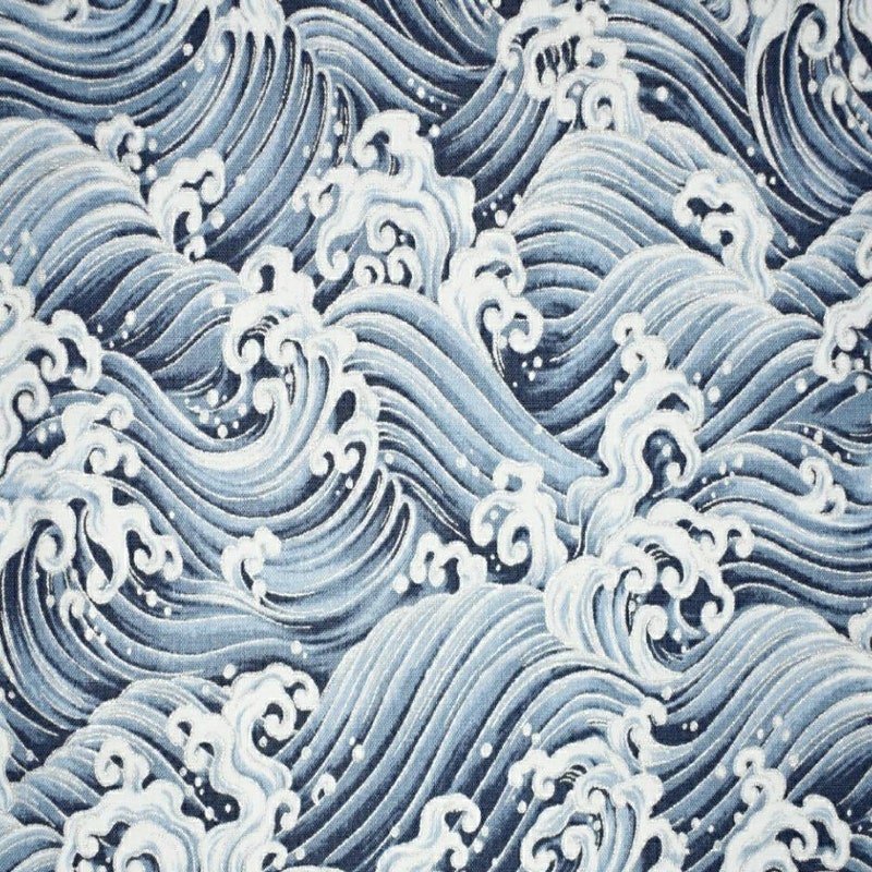 Waves Fabric - Etsy