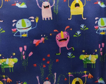 Monsters Fabric Monsters by Lidiebug Monster Beast Alien Scary Cute ...