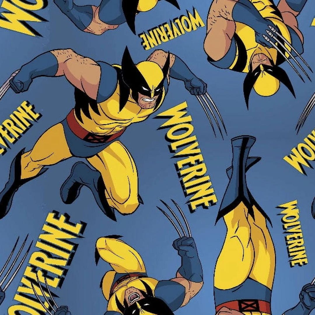 Wolverine Fabric, 100% Cotton, Fabric by the Yard, Choose Your Cut - Etsy