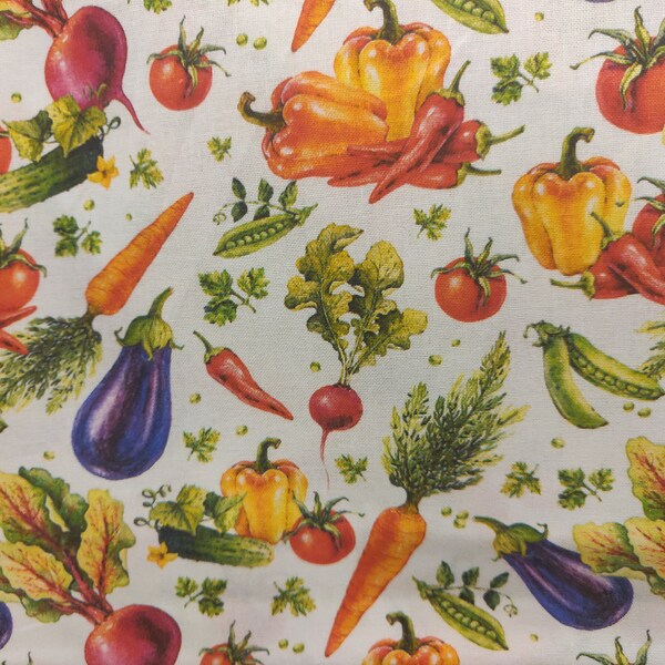 Vegetable Fabric - Etsy