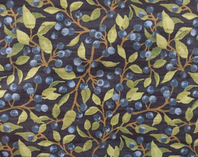 Blueberries Fabric Blueberry Sprig by Cindylindgren Blueberries Summer ...