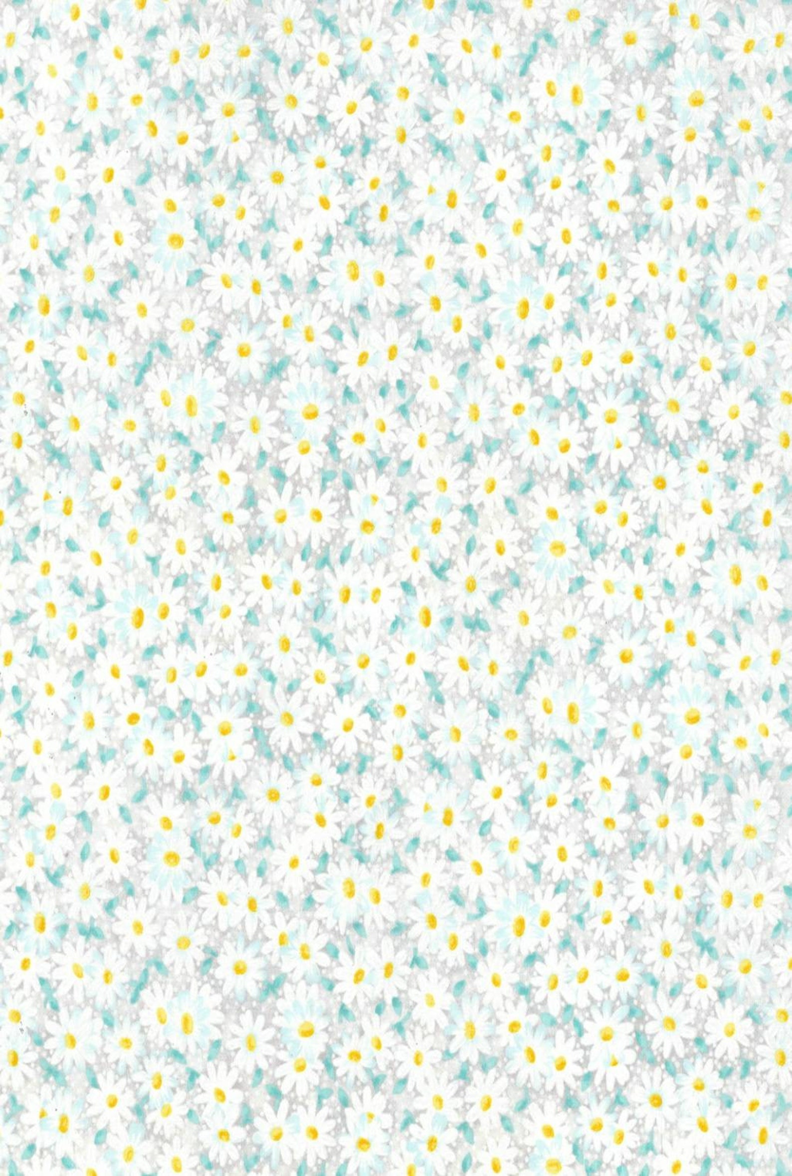 Daisies Fabric 100% Cotton Daisy Fabric Fabric by the Yard - Etsy