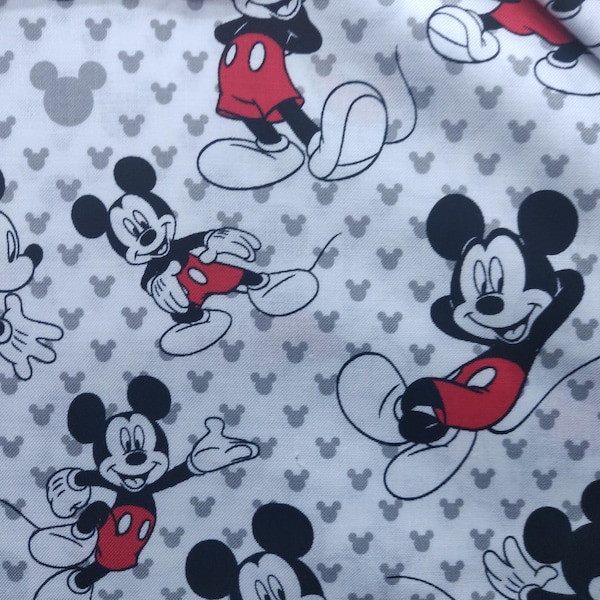 Mickey Mouse Fabric - Etsy