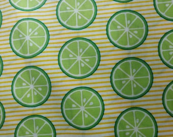 Lime Slice Fabric Julie's Green Lime Grid M by Juliesfabrics Summer ...