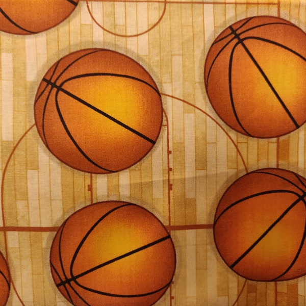 Basketball Fabric - Etsy