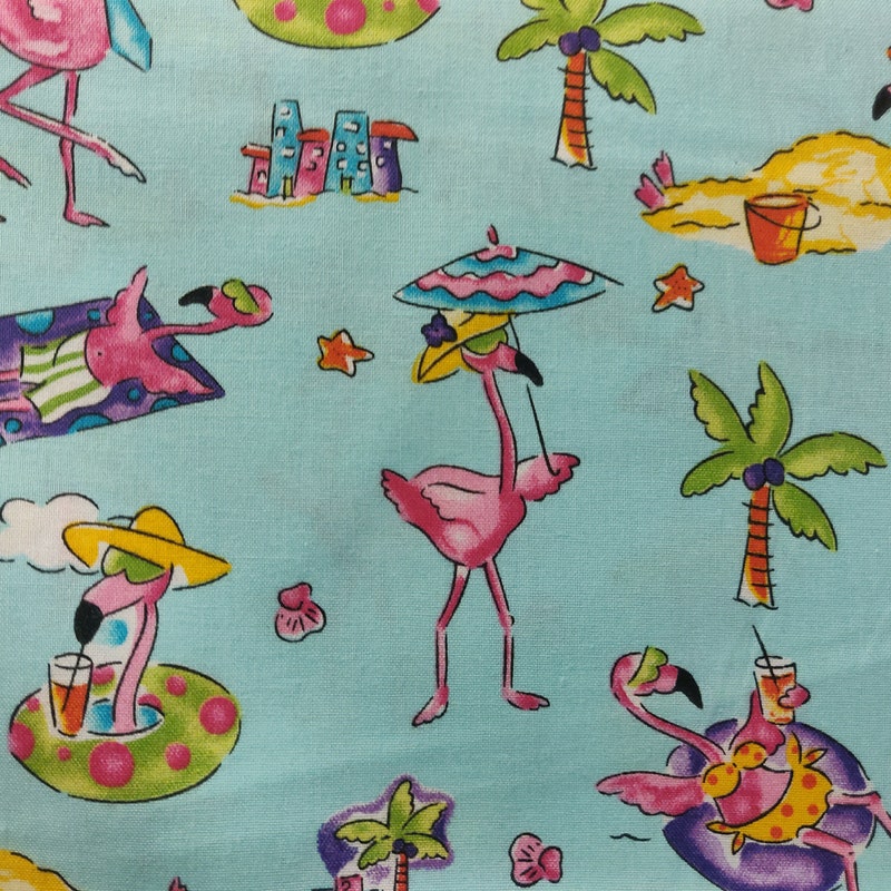 Flamingo Fabric - Etsy