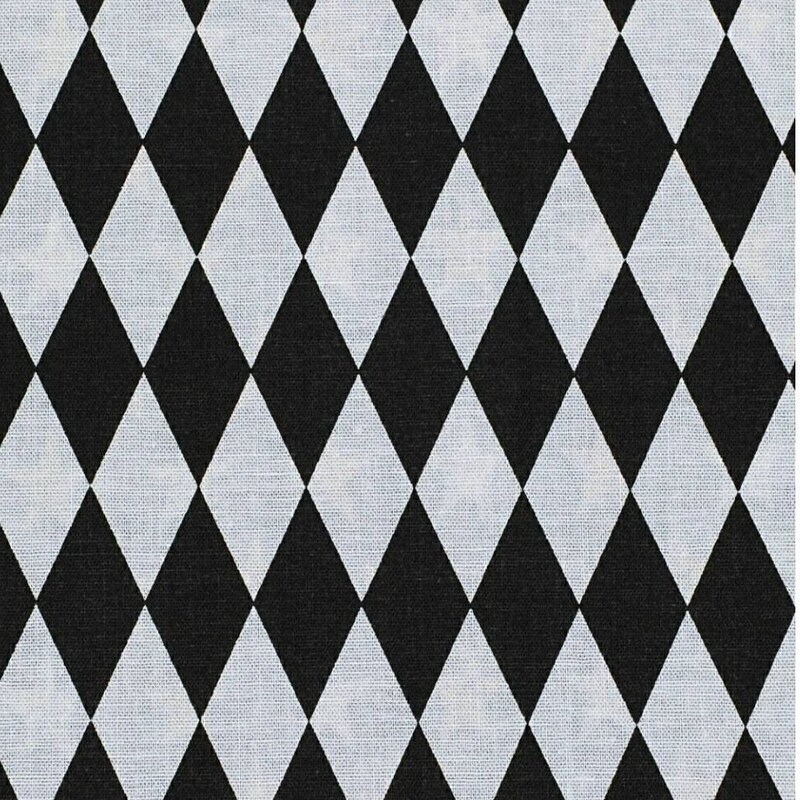 Black Diamond Fabric - Etsy