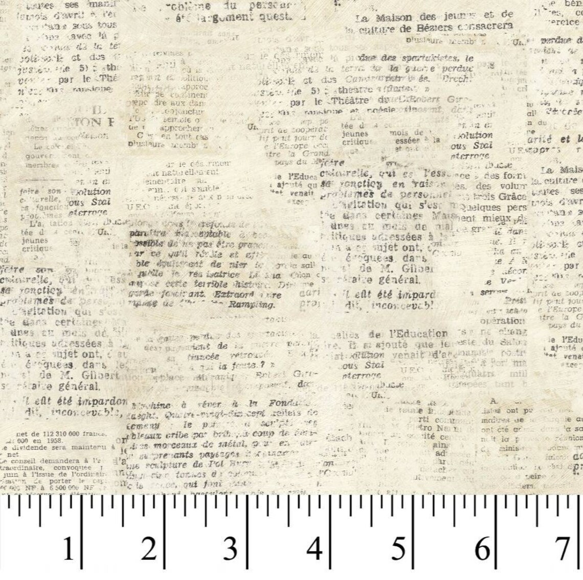 French Love Notes Fabric 100% Cotton Fabric by the Yard | Etsy