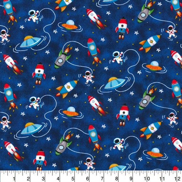 Astronaut Fabric - Etsy Australia