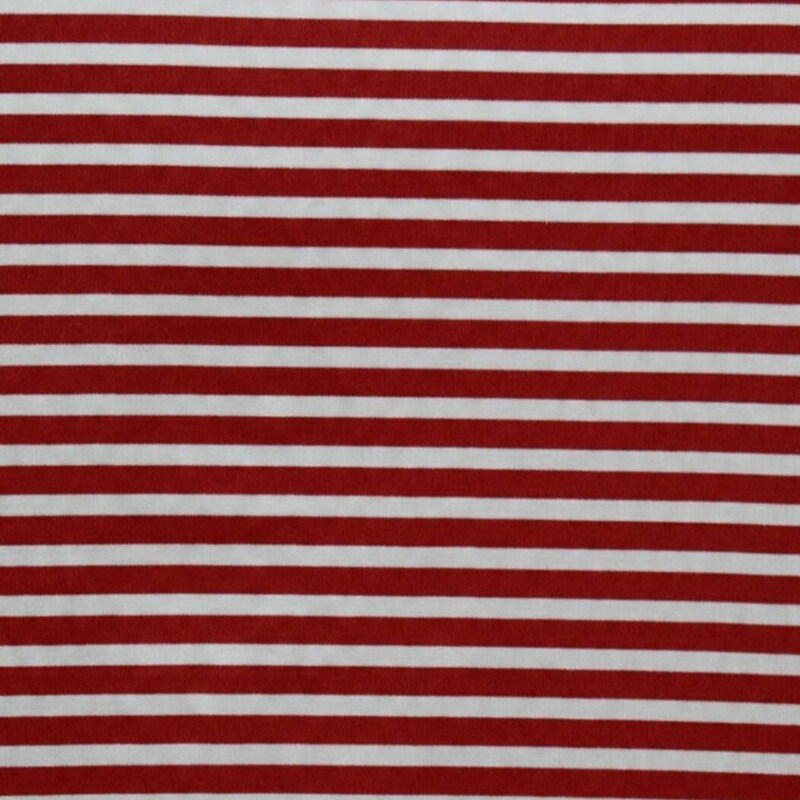 Red Striped Fabric - Etsy