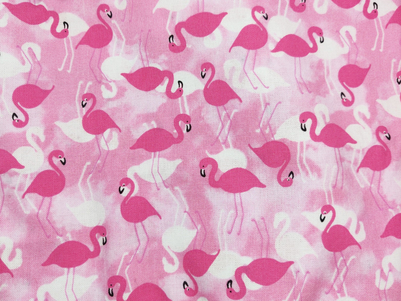Flamingo Fabric, 100% Cotton, Fabric by the Yard, Choose Your Cut ...