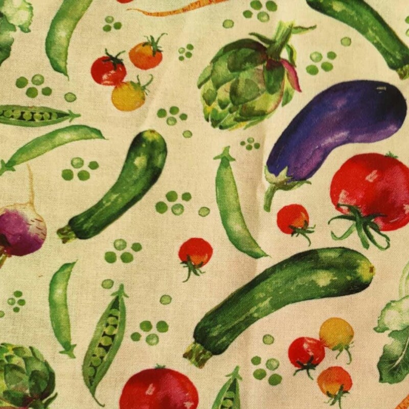 Vegetable Fabric - Etsy