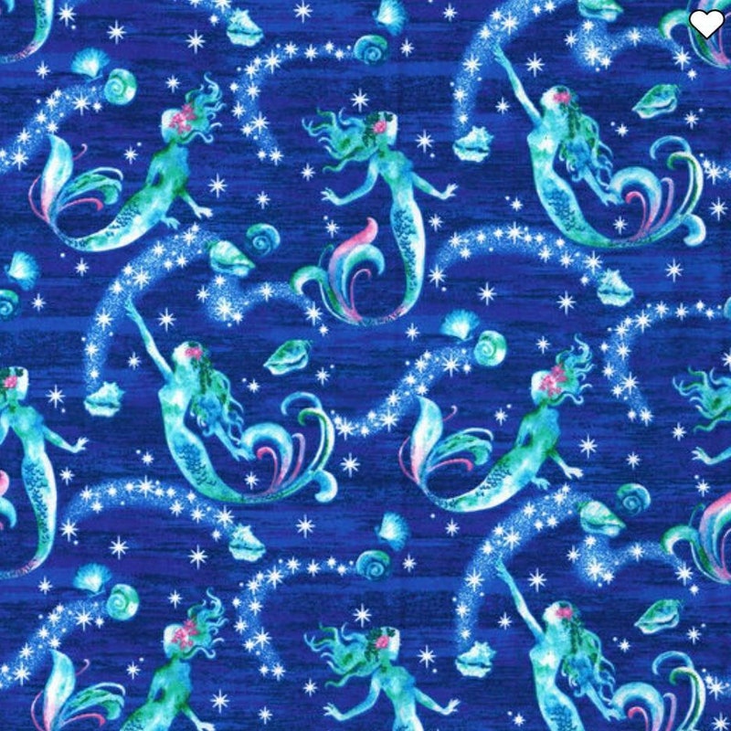 Mermaid Quilt Fabric - Etsy