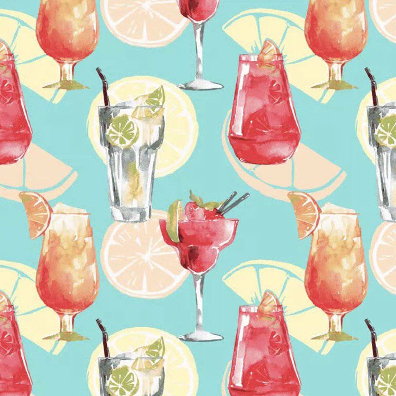 Cocktail Fabric - Etsy