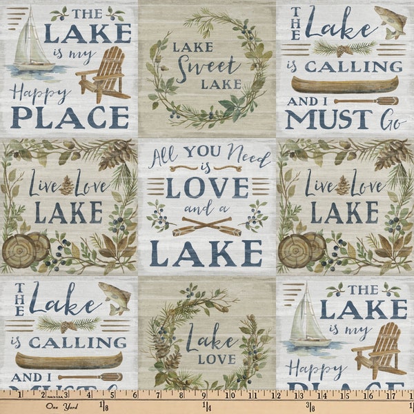 Lake Fabric - Etsy