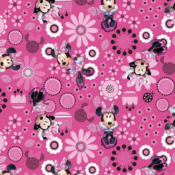 Minnie Mouse Fabric - Etsy
