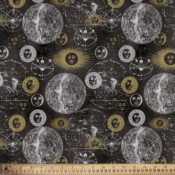 Celestial Fabric - Etsy UK