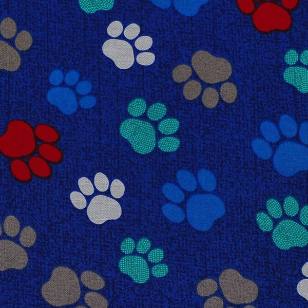 Paw Print Fabric - Etsy