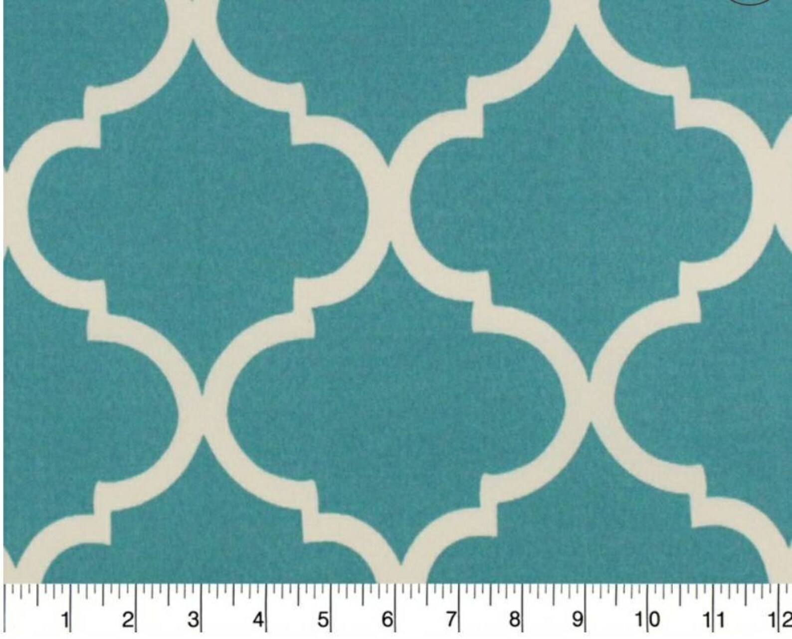 Blue Moroccan Trellis Indoor/outdoor Fabric, 100% Polyester, Fabric by ...