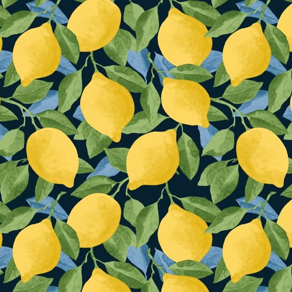 Outdoor Lemon Fabric - Etsy