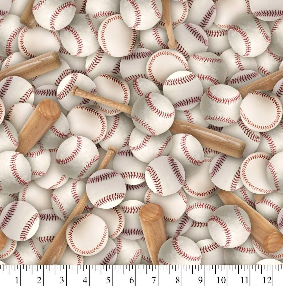 Baseball Fabric 100% Cotton Fabric by the Yard Choose Your | Etsy