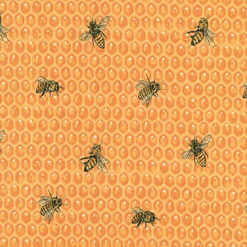 Honey Bee Fabric - Etsy
