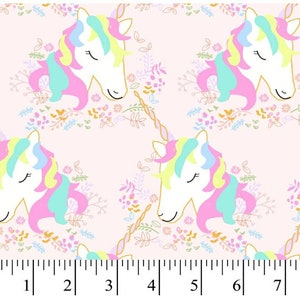 Unicorn Fabric, 100% Cotton, Fabric by the Yard, Choose Your Cut - Etsy