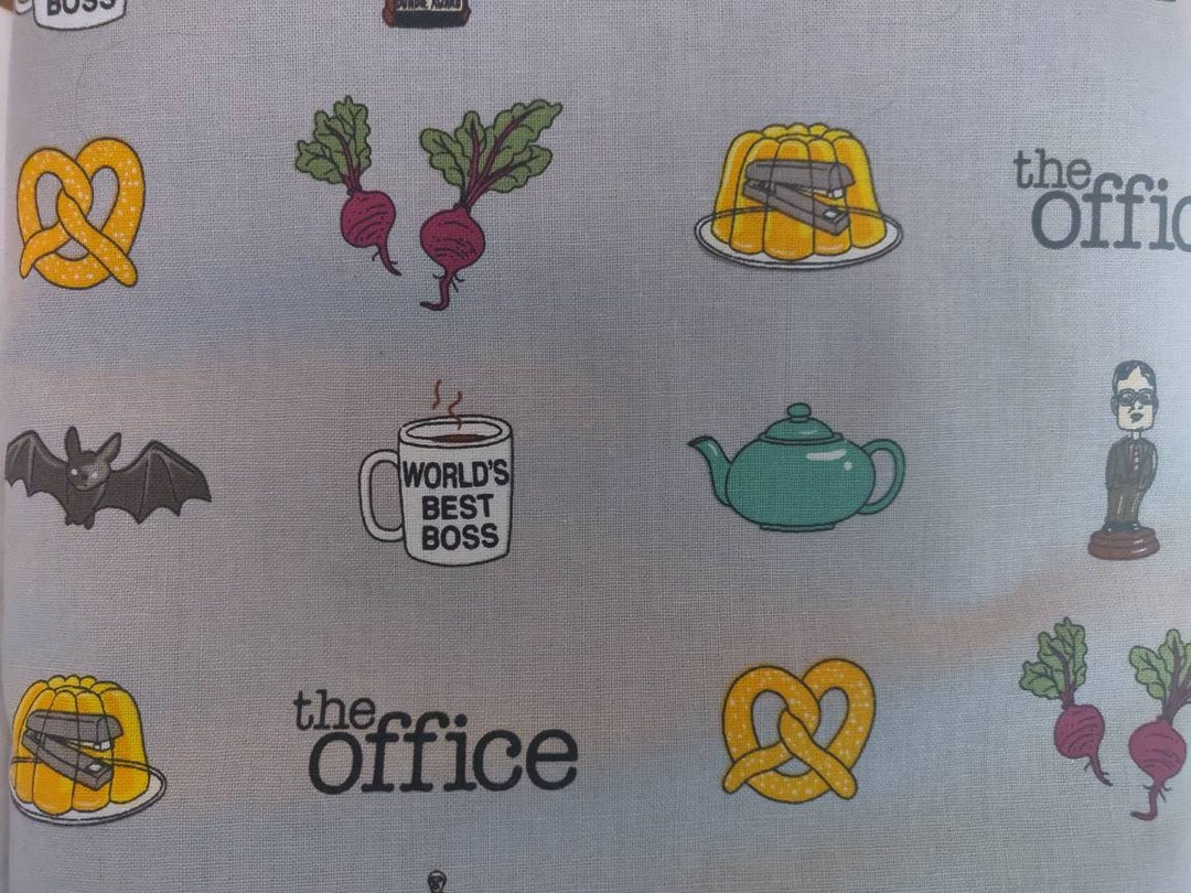 The Office Fabric, 100% Cotton, Fabric by the Yard - Etsy