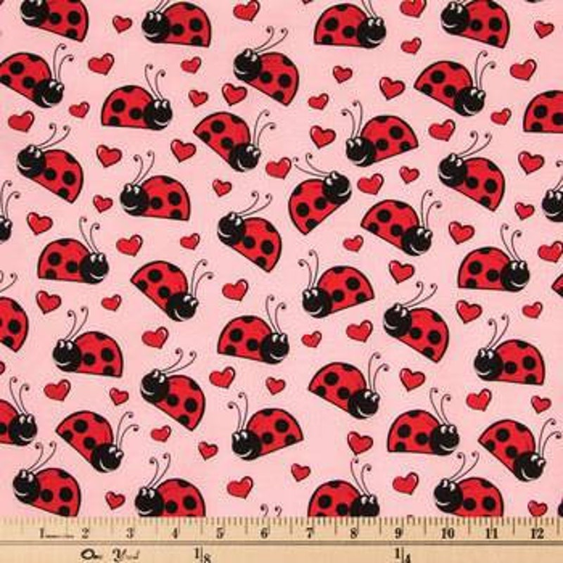 Ladybug Fabric - Etsy