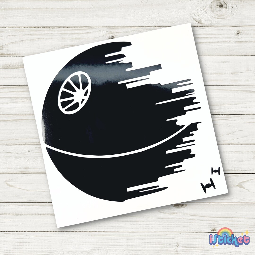 Star Wars Death Star Vinyl Decal Star Wars Sticker Death Star Sticker ...