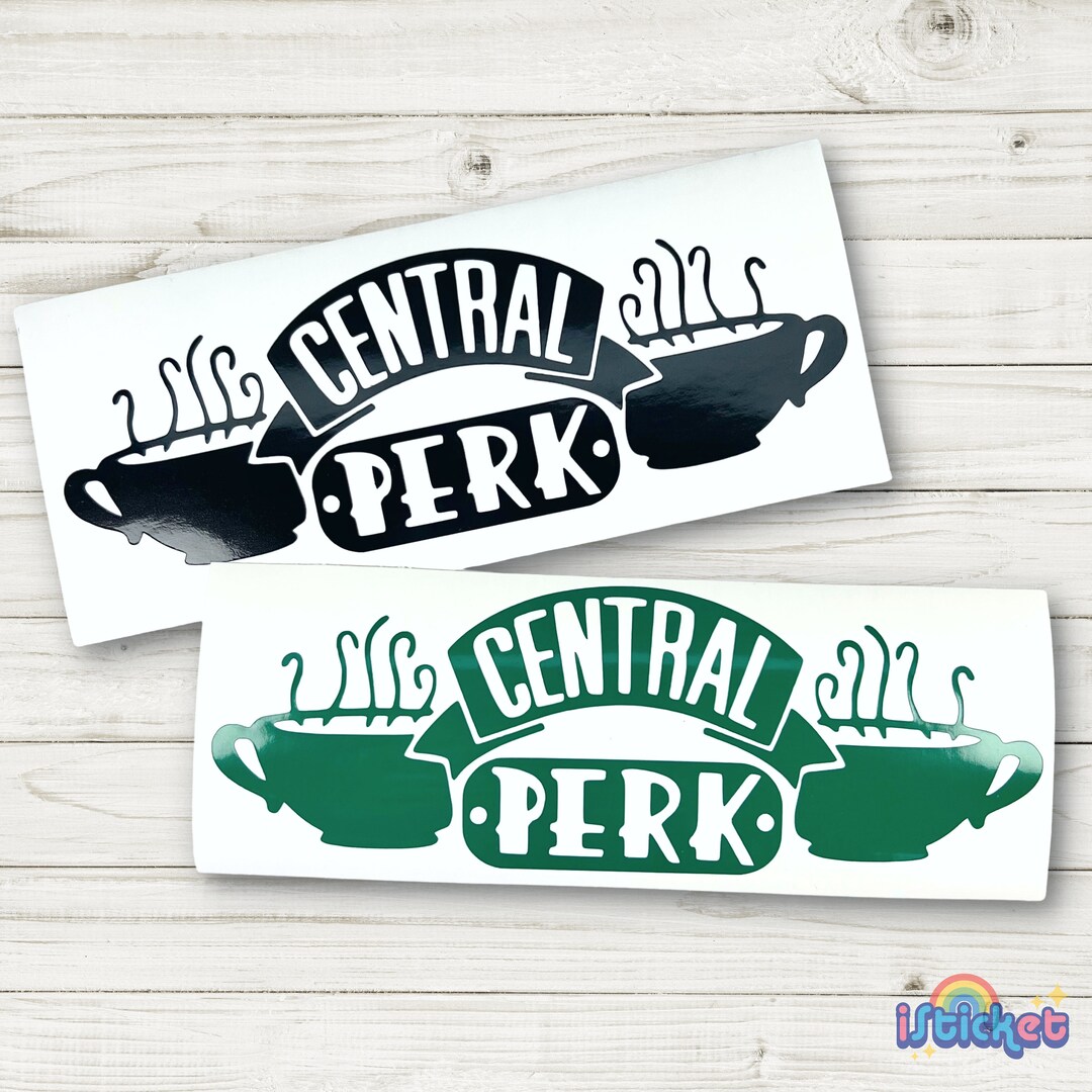 Central Perk Vinyl Decal FRIENDS Decal Central Perk Sticker Laptop ...