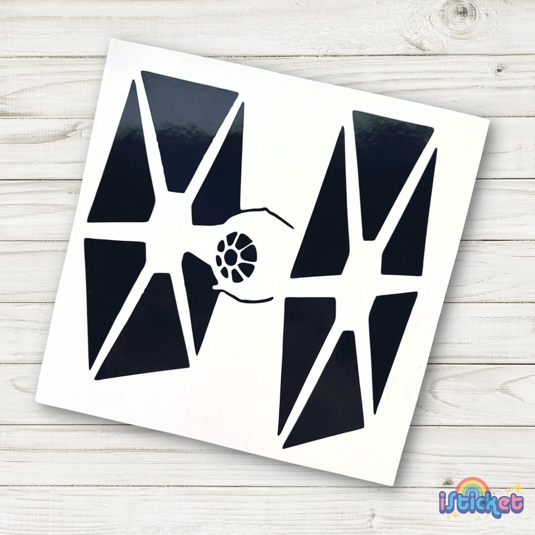 Star Wars TIE Fighter Vinyl Decal Star Wars Decal Sticker - Etsy