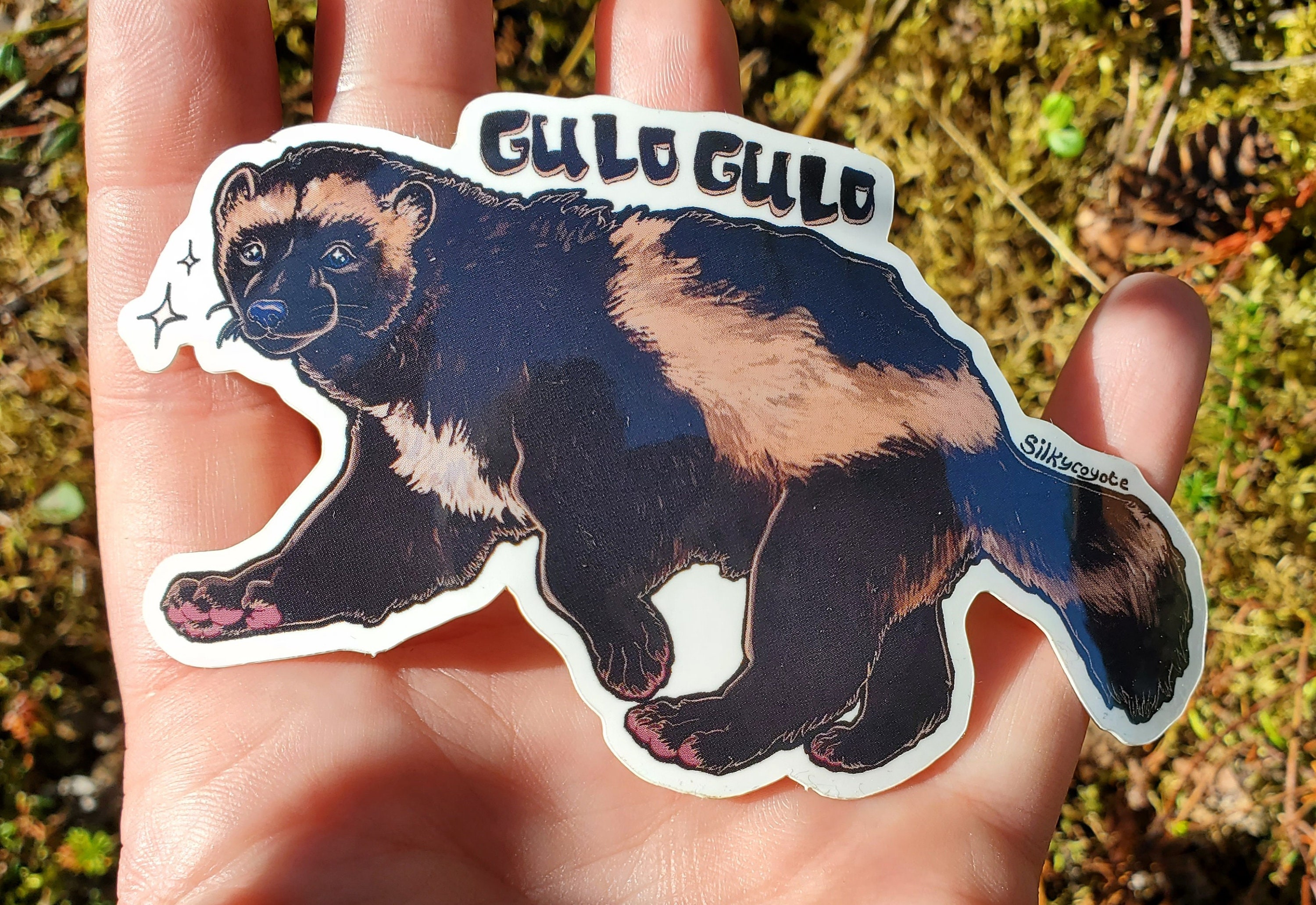 Gulo Gulo - Wolverine - Alaska Nature Wildlife Art Sticker - Etsy
