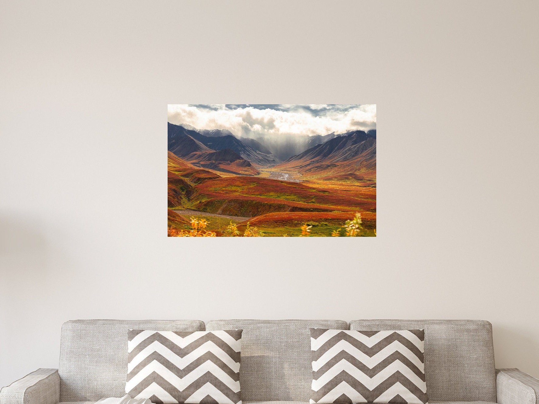 Fall Color on the Tundra - Thoroughfare River - Fine Art Photographic ...