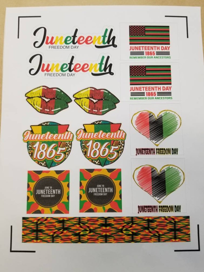Juneteenth Stickers - Etsy