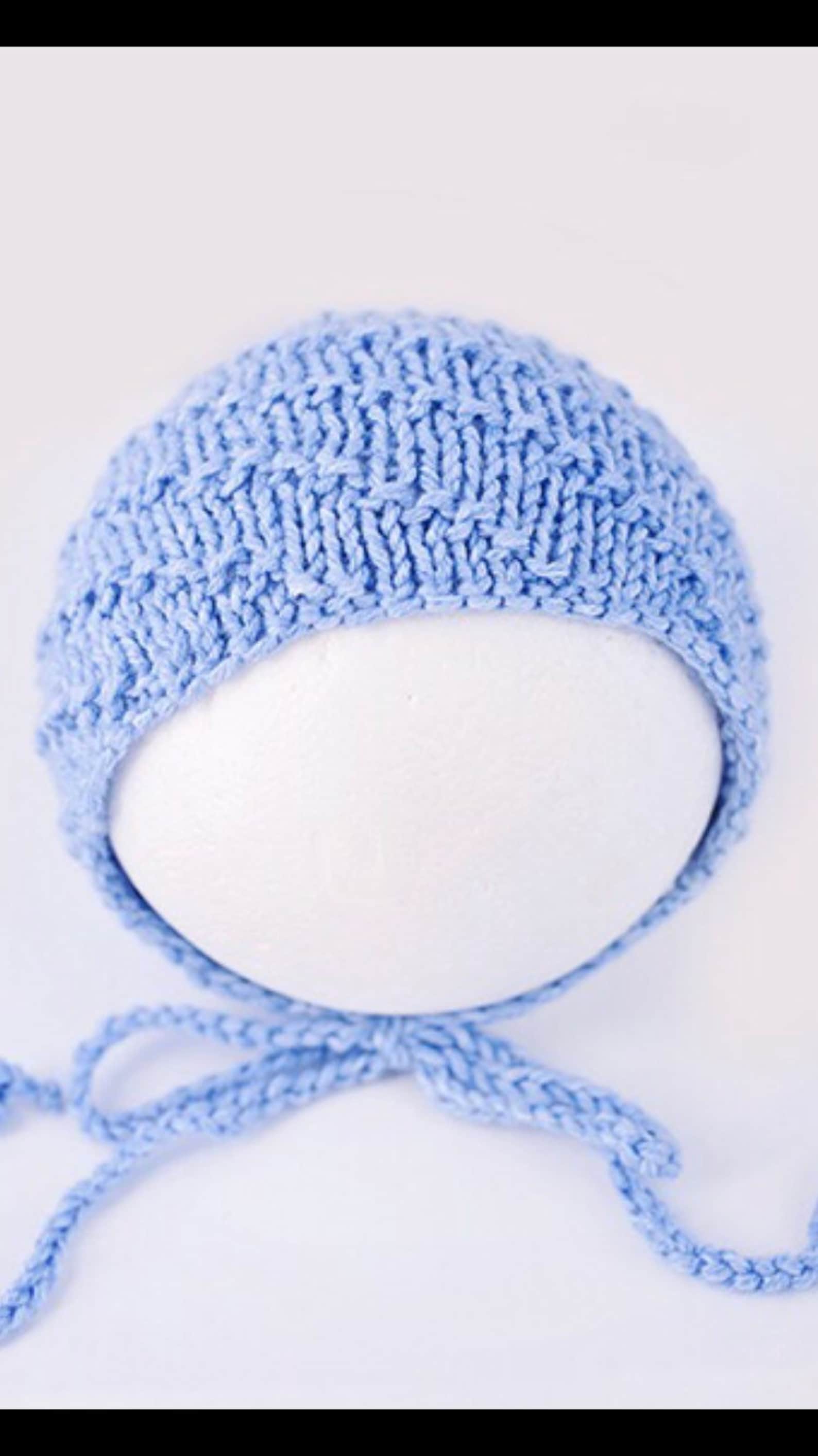 Blue Bonnet light Blue Newborn Bonnet newborn Blue Bonnet - Etsy