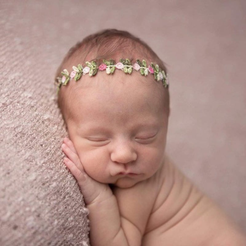 Pink Baby Headband - Etsy