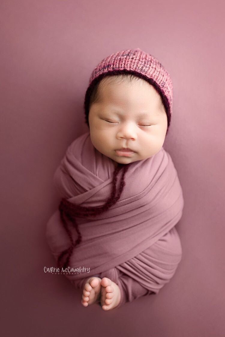 Baby Maroon Bonnet berry Pink Newborn Bonnet dusty Pink - Etsy UK